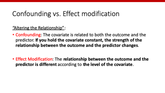 交絡（confounding）と交互作用（effect modification) | シェアする挑戦者