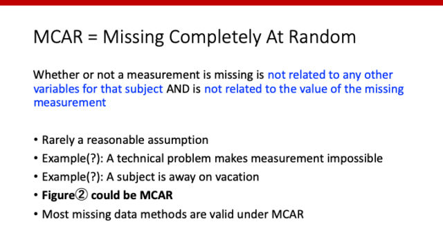 欠損値（missing value）の種類：MCAR, MAR, MNAR | シェアする挑戦者